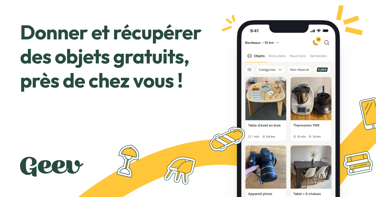 Geev I Dons d’objets entre particuliers